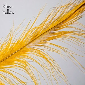 Rhea Feathers - Yellow | Skeena River Fly Supply